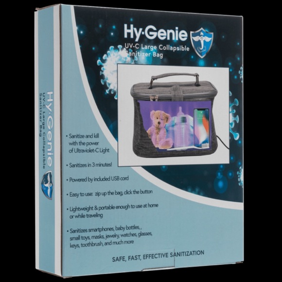 Hi-Genie | Other | Hygenie Uvc Sanitizing Collapsible Travel Bag | Poshmark
